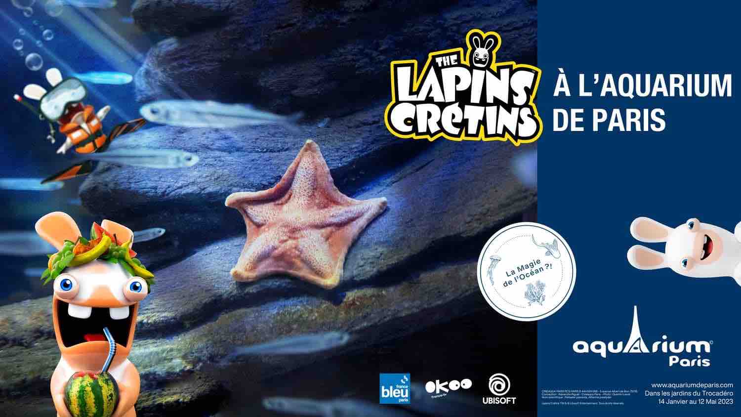 Les Lapins Crétins à l'Aquarium de Paris >> Jusqu'au 12 mai 2023