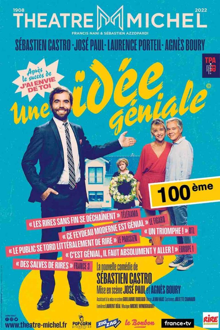 ? THÉÂTRE | "Une idée géniale" au théâtre Michel à Paris
