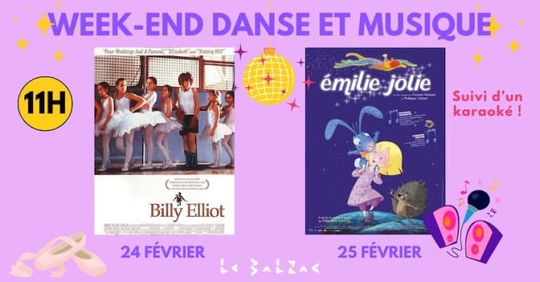 Week-end danse et musique pour les kids • au Balzac • Dès 3 ans