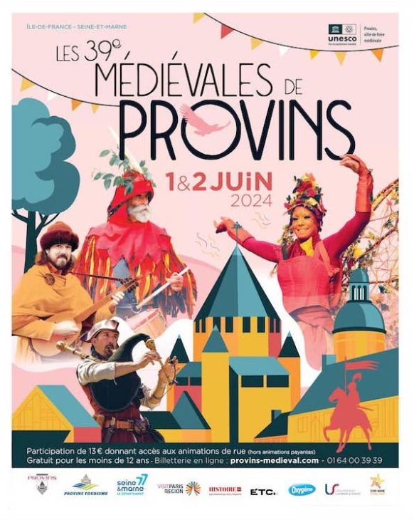Les 39ᵉ Médiévales de Provins | Les 1er et 2 juin 2024