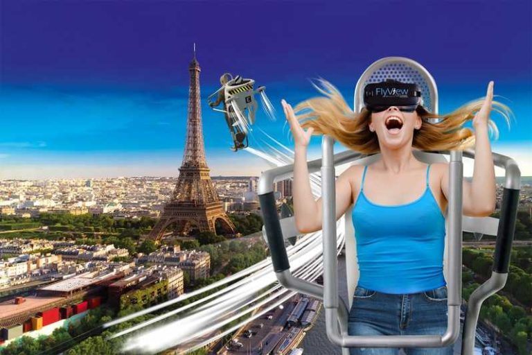 Birthday at flyview | Virtual flight over Paris (from 6/7 years old)