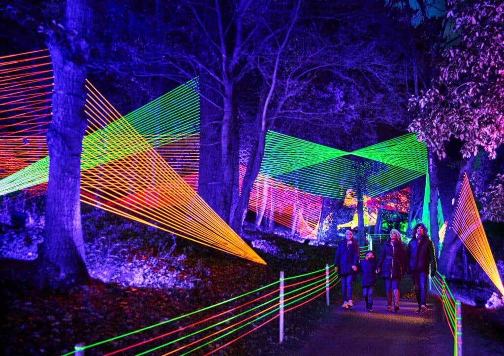 Les illuminations de Noël au parc Floral >> Billetterie