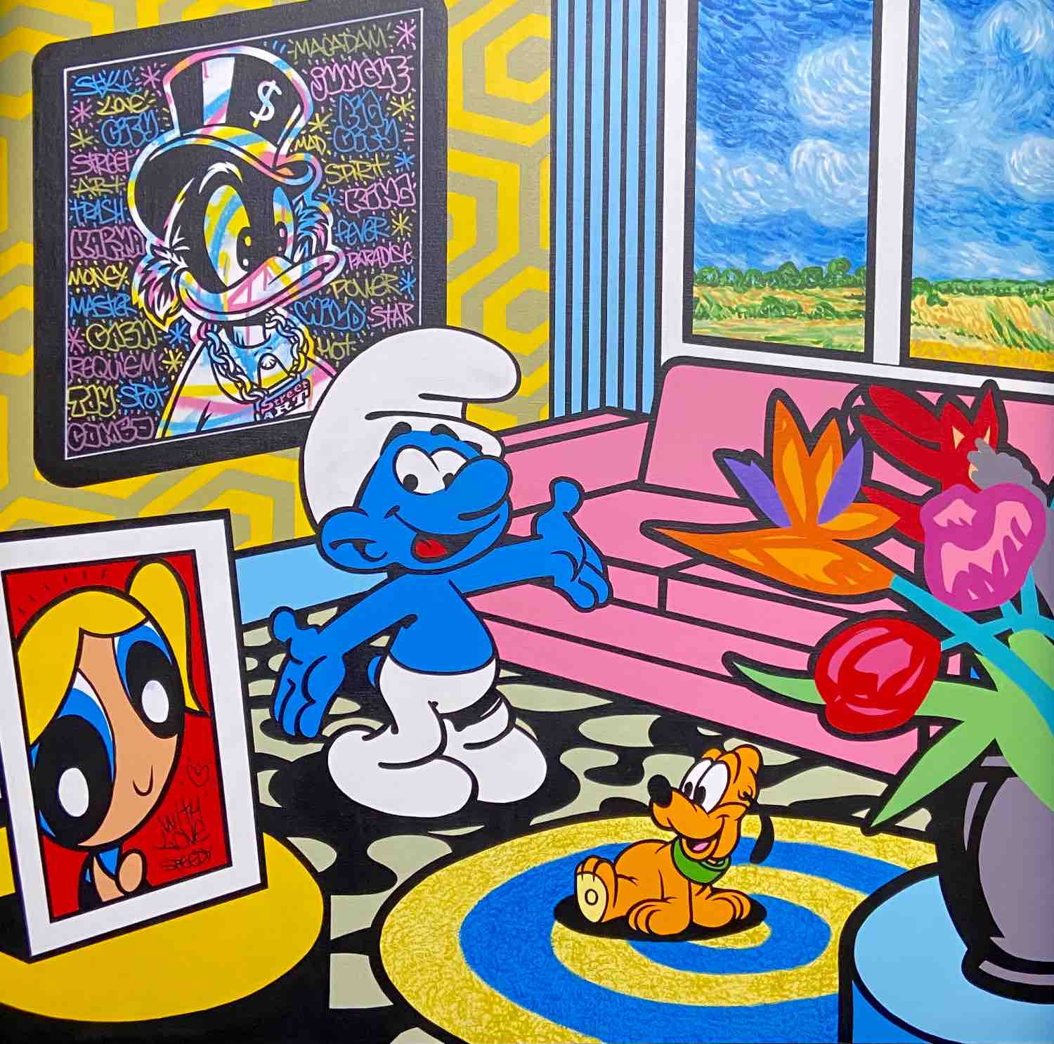 The exhibition "Imaginary Worlds - Speedy Graphito" at the Musée en Herbe