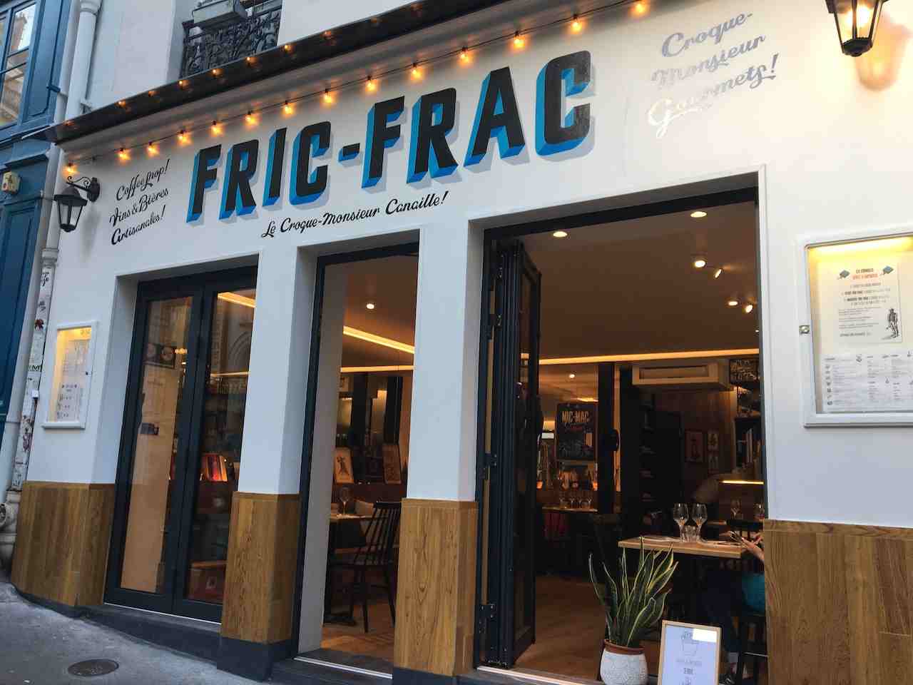 Le restaurant Fric-Frac, le croque-monsieur Canaille | 2 adresses à Paris